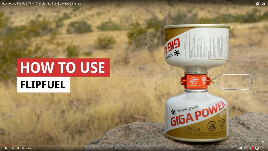 FlipFuel® | Isobutane Backpacking Fuel Management – FlipFuel.co